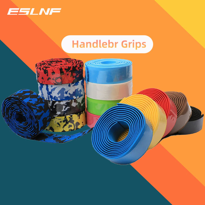 ESLNF Colorful Bicycle Handlebar Grips Anti-Slip Bicycle Handlebar Tape ...