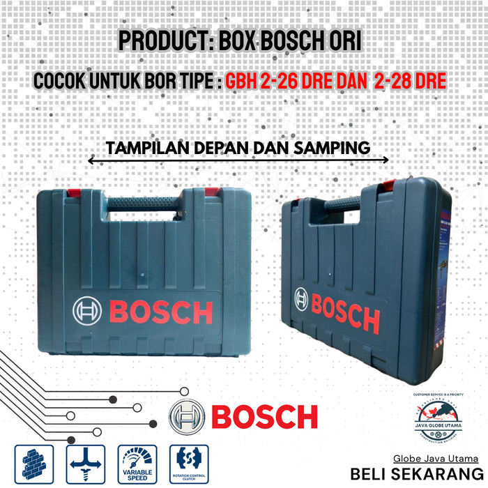 BOX BOR BOSCH ONLY RINGAN DAN KOKOH BISA UNTUK TIPE 2-26DRE 2-28DRE ...
