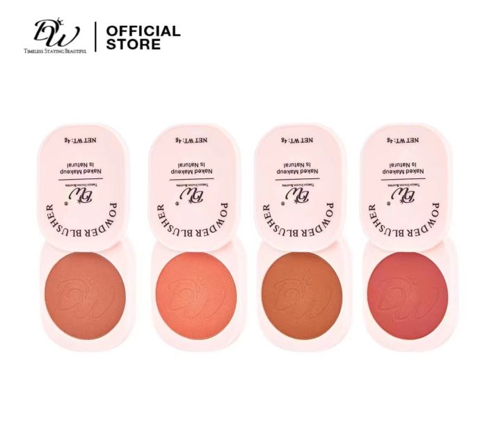 DW Soft Powder Face Blusher Highly Pigmented Waterproof Makeup Blush ...