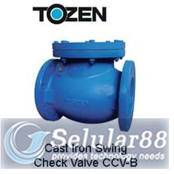 Tozen JIS 16K Swing Check Valve 2" inch Cast Iron ORIGINAL ORI RESMI ...