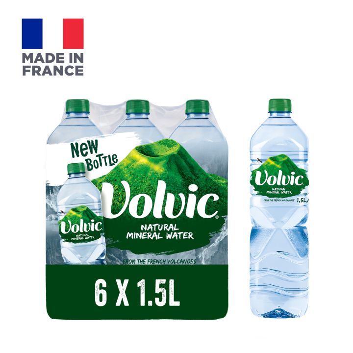 Volvic Natural Mineral Water 6 x 1.5L Pack | Lazada PH