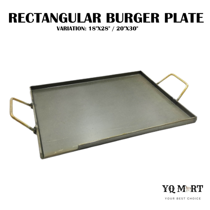 Rectangular Burger Plate/Burger Plate/Kuali Leper Grill Plate For ...