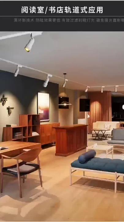 Adjustable Focus LED Track Spotlight Small Angle 8 Du Museum Dining ...