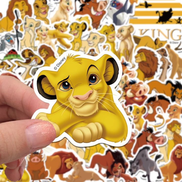 50Pcs/Set The Lion King Simba Series Stickers Fashion DIY laptop ...
