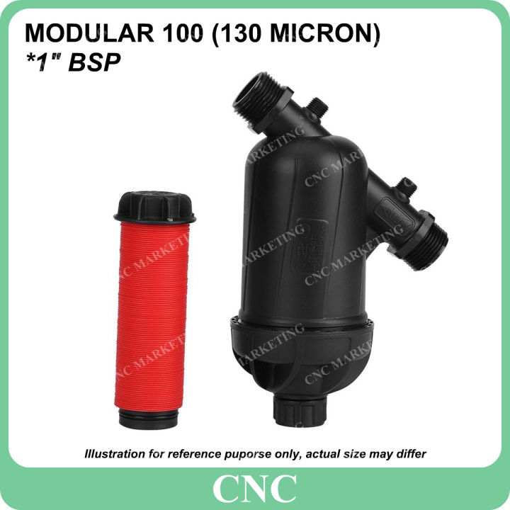 1" Modular 100 Disc Filter For Fertigation Irrigation BSP (130 Micron ...