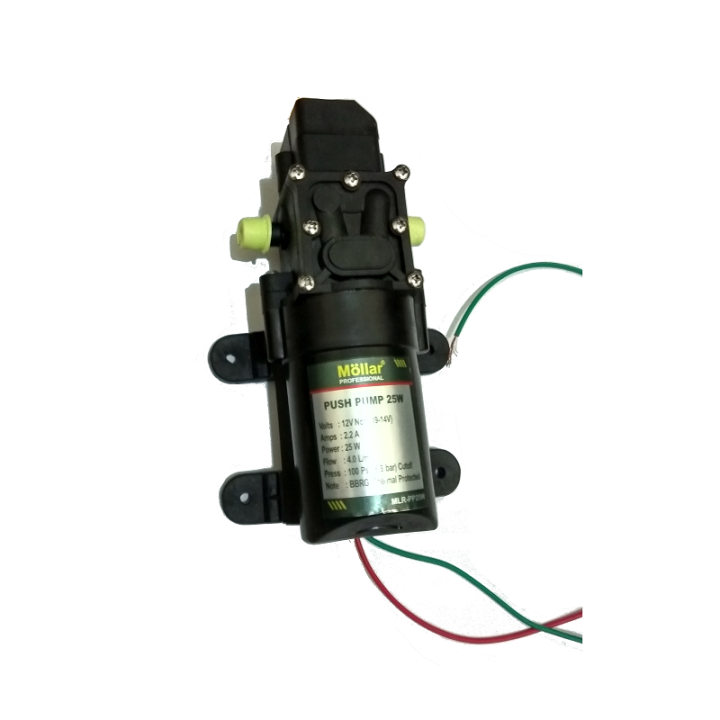 MOLLAR Pompa Air mini DC 12 Volt Push Pump 25 watt PP25W | Lazada Indonesia