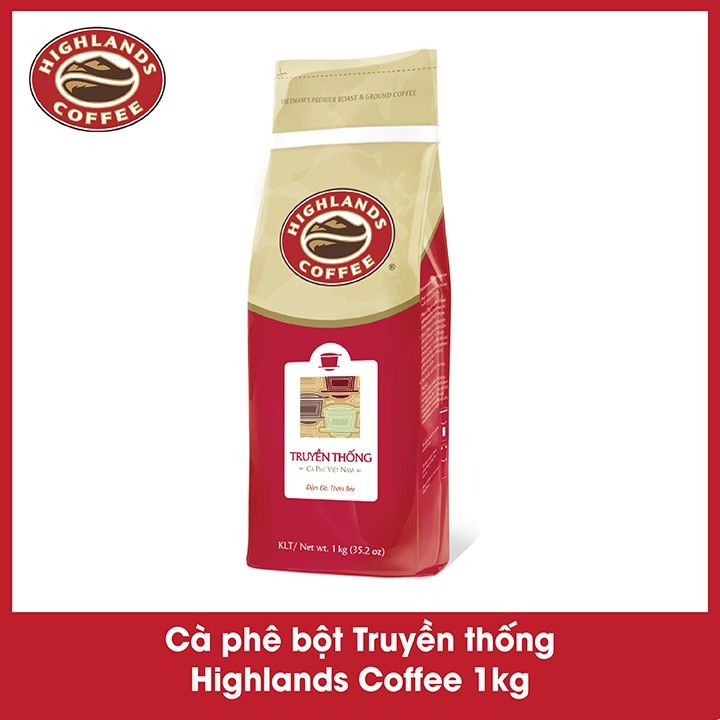 [Combo 2] Cà Phê Bột Truyền Thống Highlands Coffee 1kg - Cà Phê Truyền ...