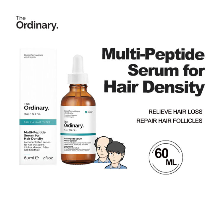 The Ordinary Multi Peptide Serum for Hair Density 60ml Novu Hair Grower ...