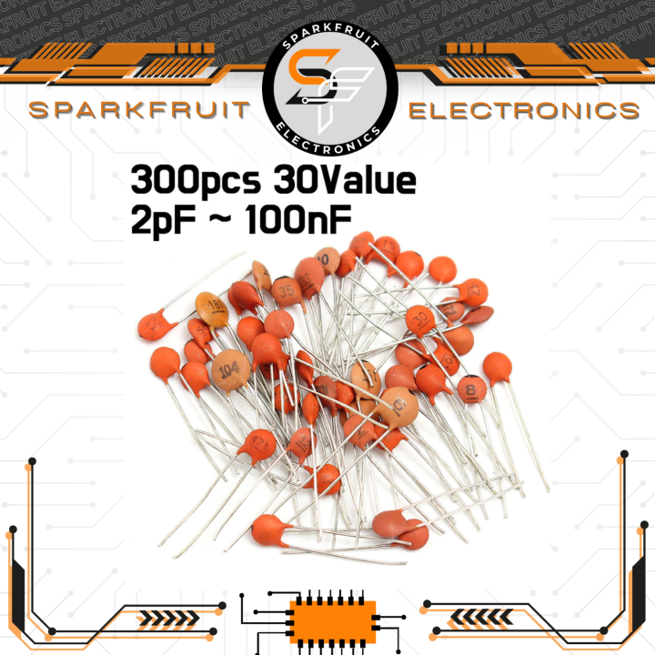300pcs Ceramic capacitor Assorted Kit | Lazada PH