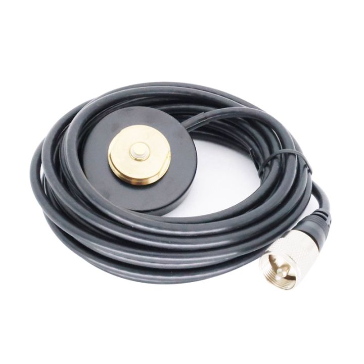 Uhf/Vhf To Nmo Connector Antenna Magnetic Mount Base Adapter For Car ...