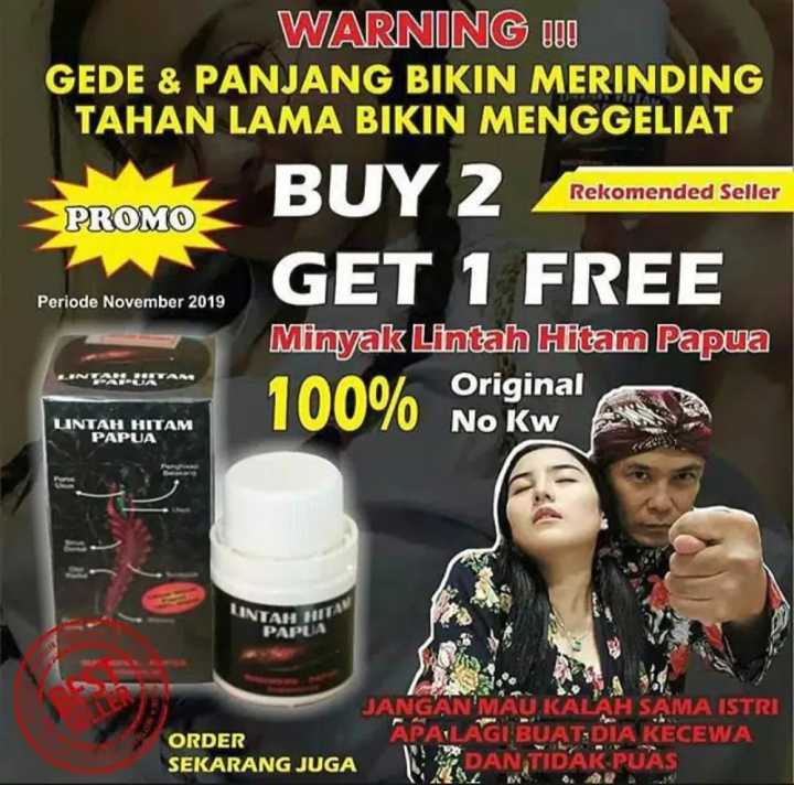 MINYAK LINTAH PAPUA OBAT PEMBESAR ASLI DARI PAPUA | Lazada Indonesia