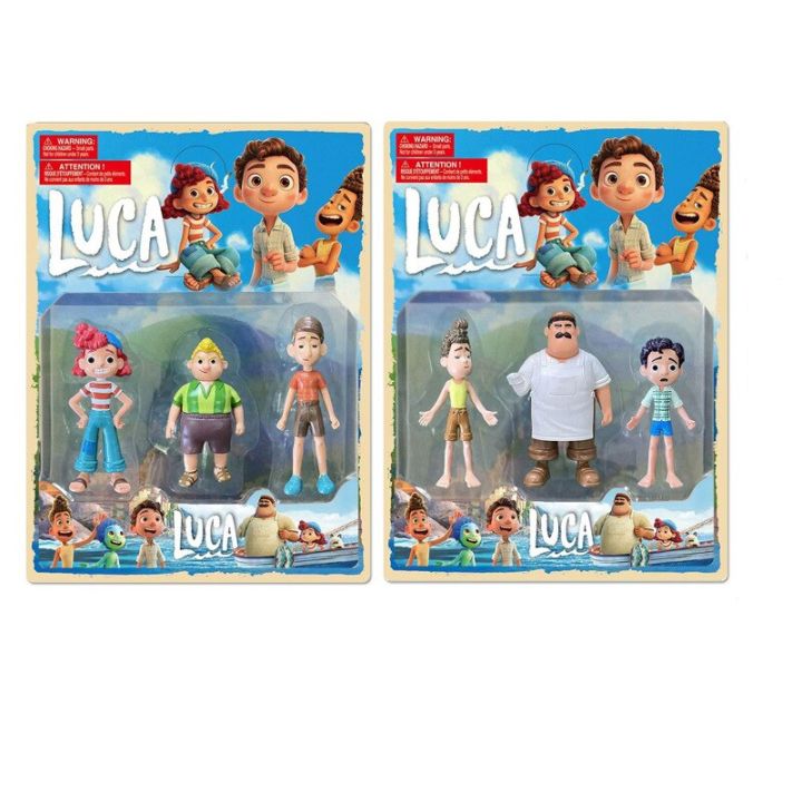 Disney Movie Pixar Luca Alberto Machiavelli Giulia Sea Monster Play Toy ...