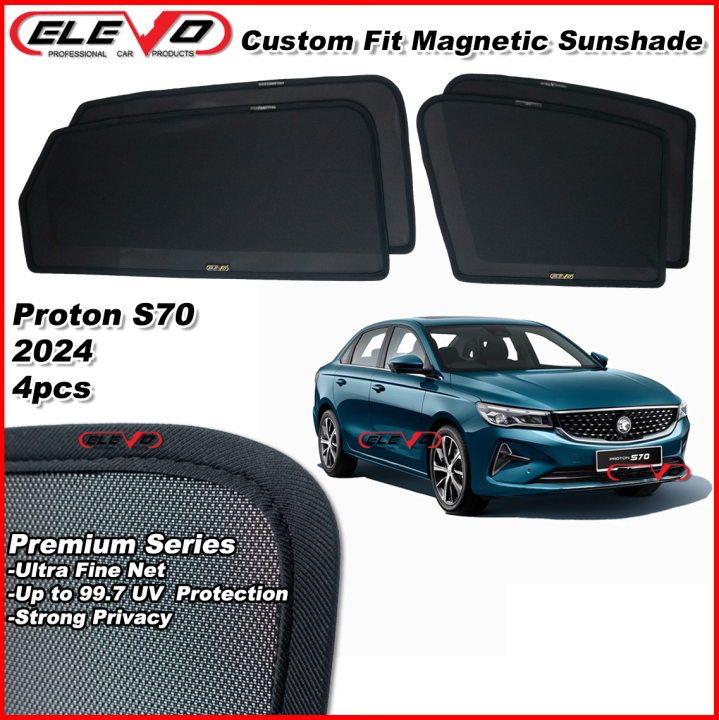 ELEVO Proton S70 Magnetic Custom Fit Sunshade Magnet Shade Sun Protection 4pcs Sun Protection For Vehicles Lazada Lazada