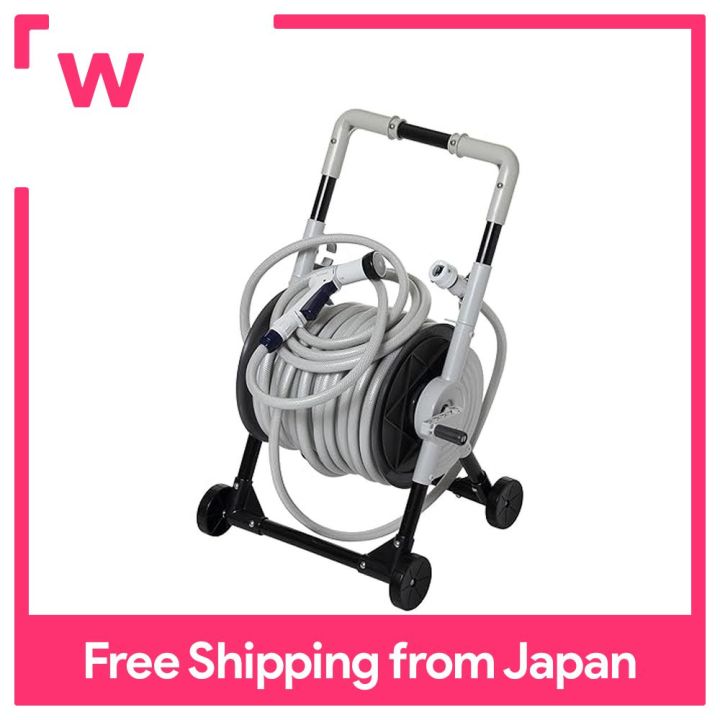 IRIS OHYAMA Hose Reel Carrying Hose Reel 50M Gray Watering Car Wash Cleaning | Lazada