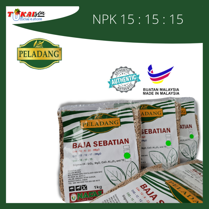 [ Ready Stock ] Baja Pertumbuhan NPK 15:15:15 - Baja Sayur, Baja Bunga ...