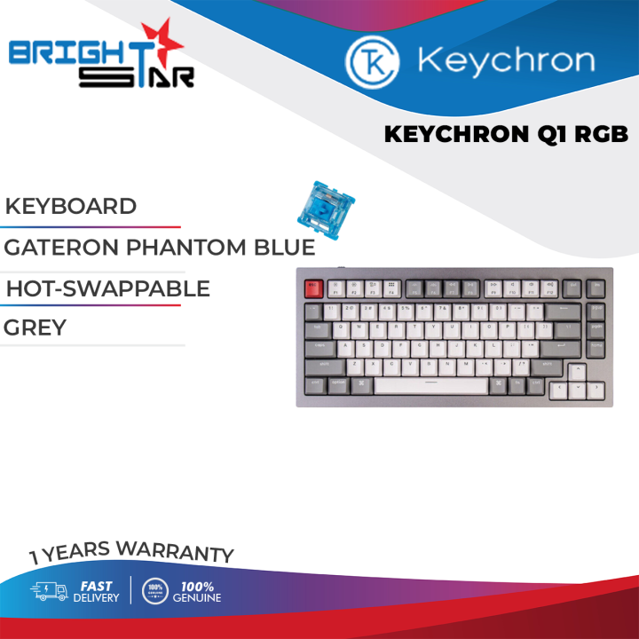 Keychron Q1 Wireless RGB Hot Swappable Gaming Keyboard | Lazada