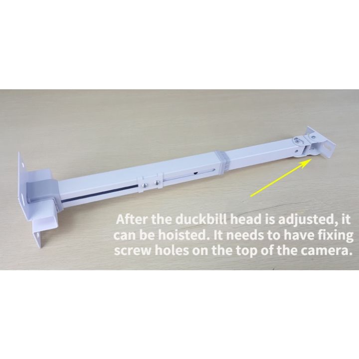 CCTV Telescopic Bracket Extension 30-60cm Adjustable single Camera ...
