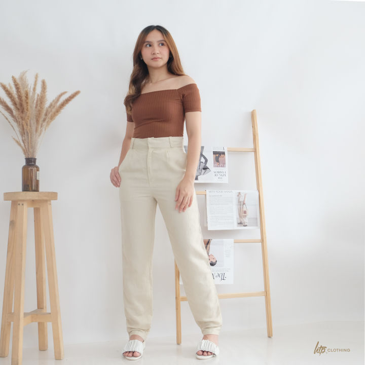HTP Linen Pants For Women | Lazada PH