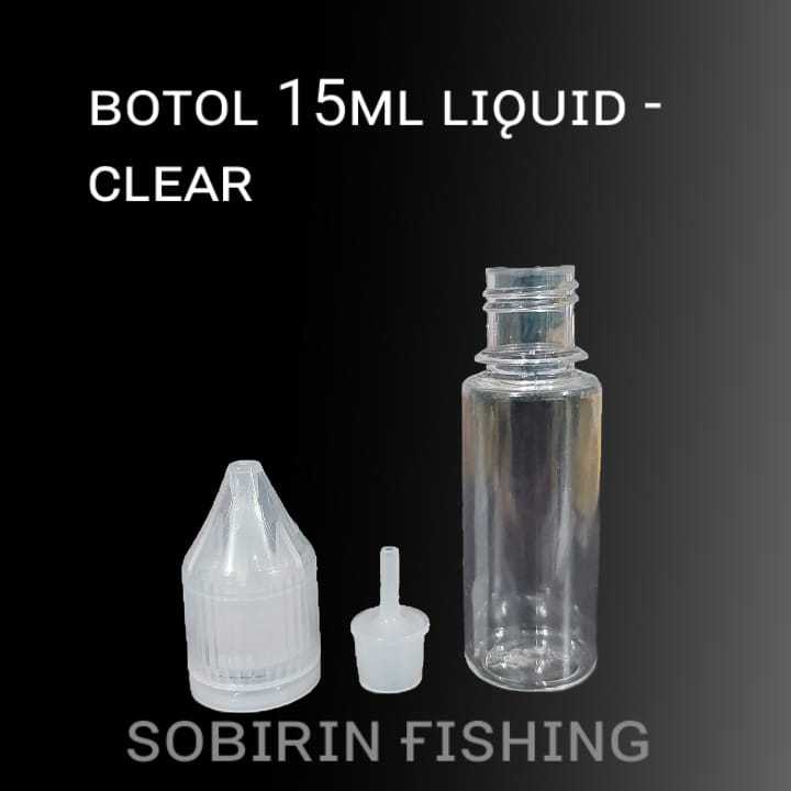Botol Chubby 15ml - botol liquid botol essen warna clear | Lazada Indonesia