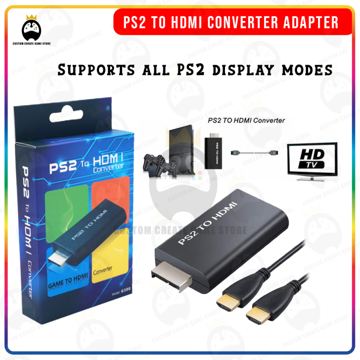 PS2 to HDMI Converter Adapter with Audio [READY STOCK] | Lazada