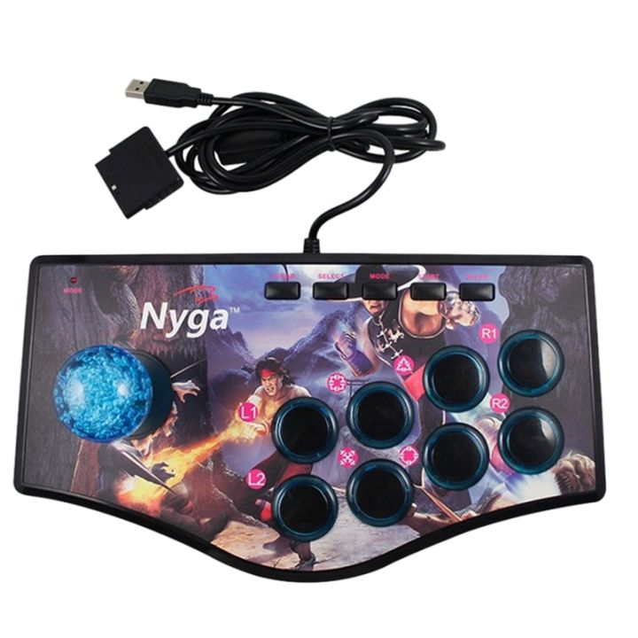 Retro Arcade Game Rocker Controller Usb Joystick For Ps2 Ps3 Pc Android Smart Tv Built In