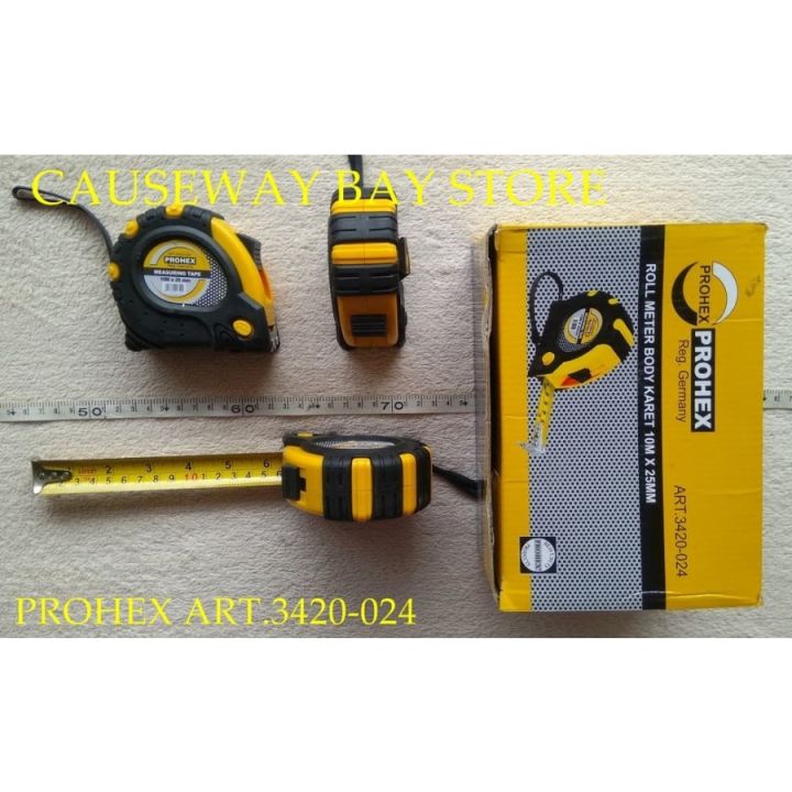 METERAN 10M PROHEX ART : 3420 - 024 | Lazada Indonesia