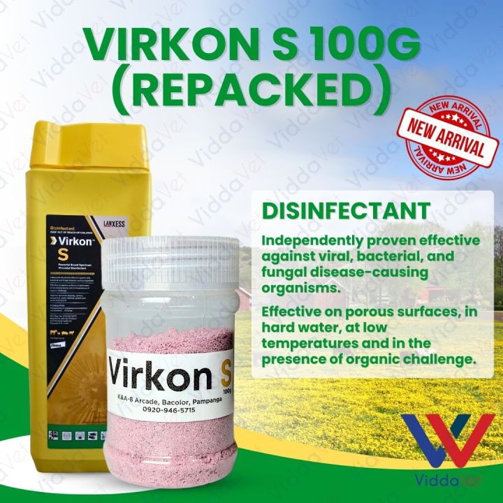 Virkon S Disinfectant 100g Virkon S Liquid | Lazada PH
