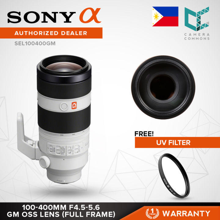 Sony SEL100400GM/ FE 100-400mm F4.5-5.6 GM OSS Lens | Lazada PH