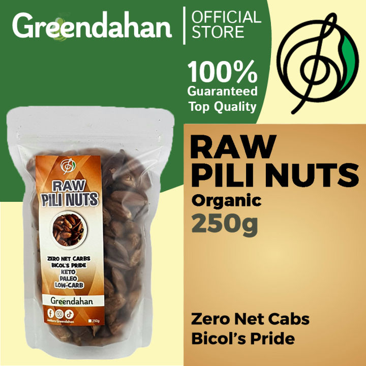 GREENDAHAN Raw Pilinuts 250g | 500g - Keto Friendly, Zero Net Carb Nut ...