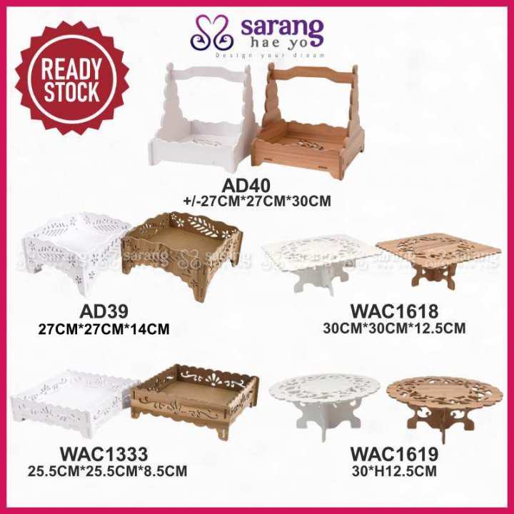 Dulang Hanataran Kahwin Tunang Set Murah Kayu Hiasan Dulang Kayu Putih ...