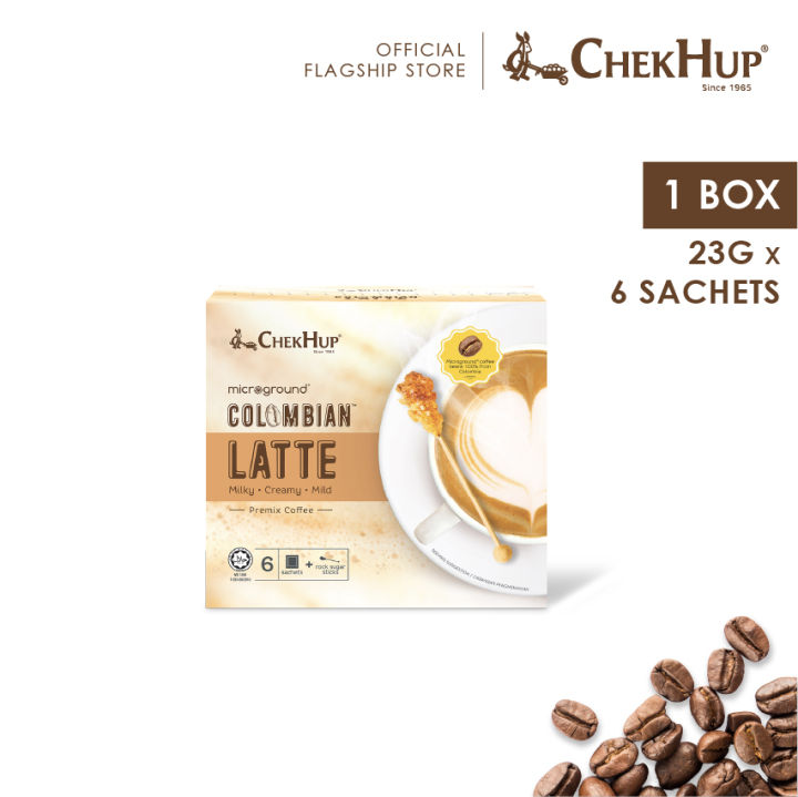 Chek Hup Microground Colombian Latte (23g x 6s) | Lazada