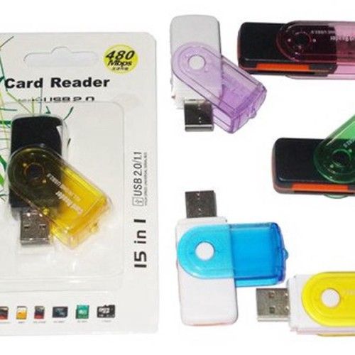 Card Reader USB All In One - 4 Slot Model Flashdisk Putar | Lazada ...