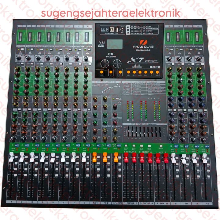 Mixer Analog Phase Lab HERITAGE 12 - Phaselab 12 channel Original ...