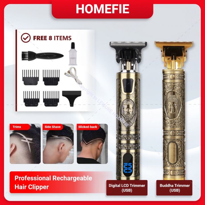 Electric Hair Clipper shaver Hair trimmer Barber Haircut USB ...