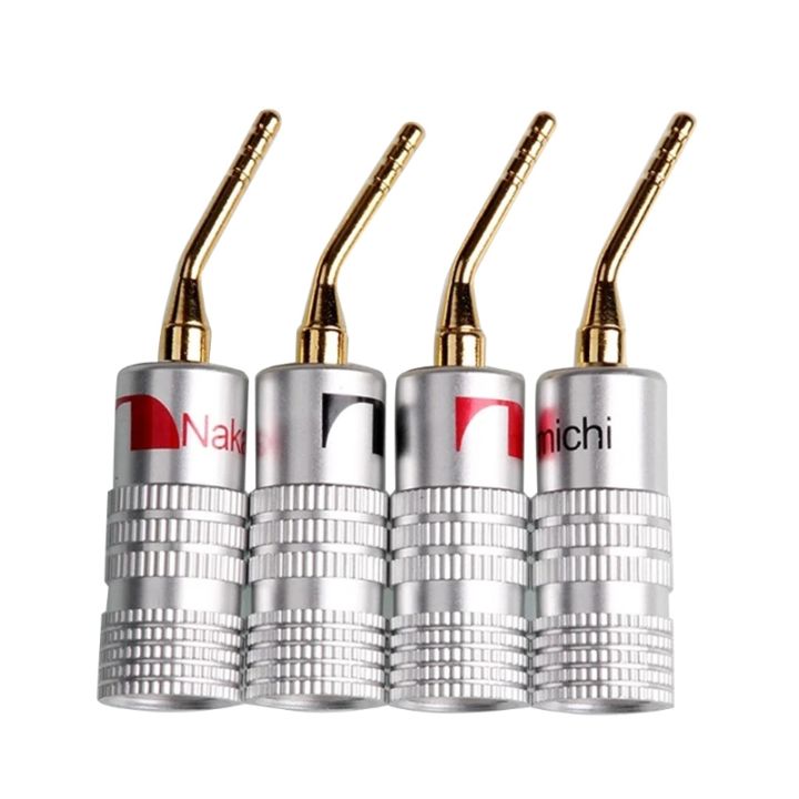 4Pcs 2mm Gold-Plated Banana Plugs for Video Speaker Pure Copper Plug ...