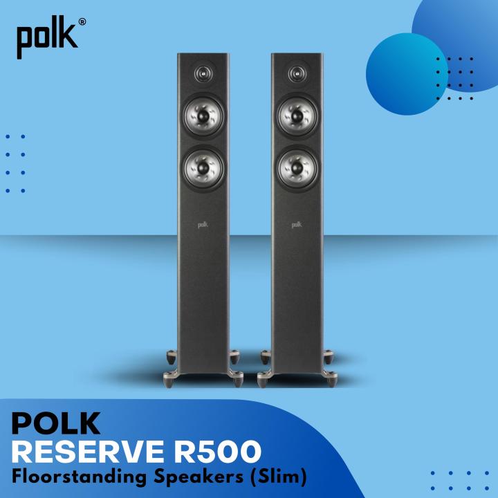 Polk Audio Reserve R500 Compact Floorstanding Speakers - (black) Polk ...