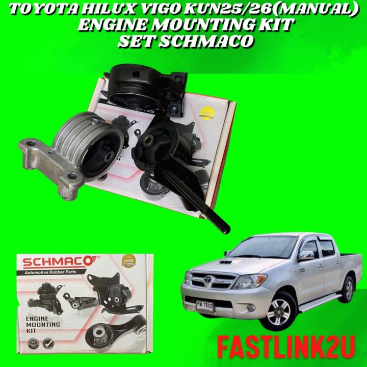 TOYOTA HILUX VIGO KUN25 KUN26 MANUAL SCHMACO ENGINE MOUNTING KIT | Lazada