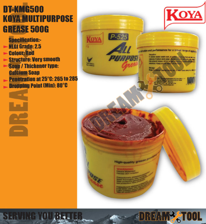 *GREASE* Koya Multipurpose Grease 500gram DT-KMG500 *GREASE* | Lazada