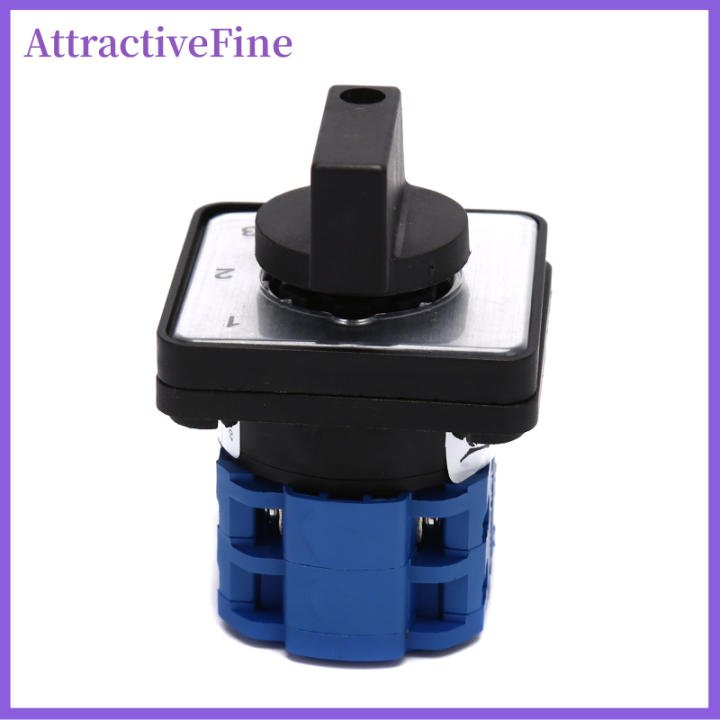 AttractiveFine 440V 20A 4-Position 0-1-2-3 Rotary Selector Changeover ...