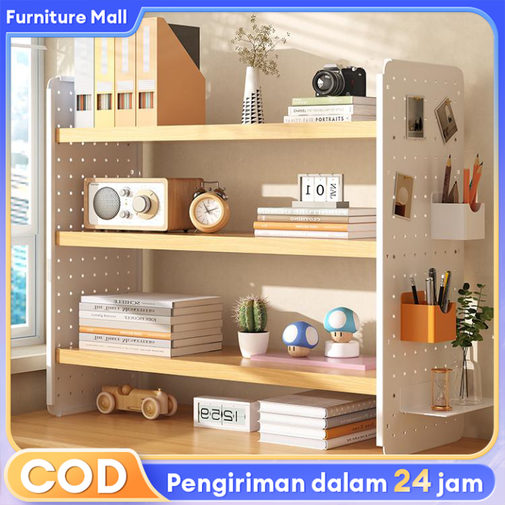Furniture Mall Rak Buku Desktop Rak Meja Stationery Rak Buku Meja ...