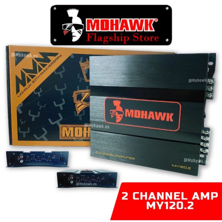 Mohawk MY Series 2 Channel Amplifier MY-120.2 High Power Amp 2Ch Car Amplifier | Lazada