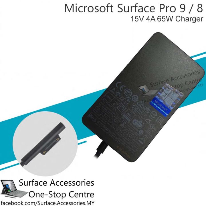Microsoft Surface Pro 9 65W 15V 4A Charger MODEL 1706 Surface Pro 8 65W ...