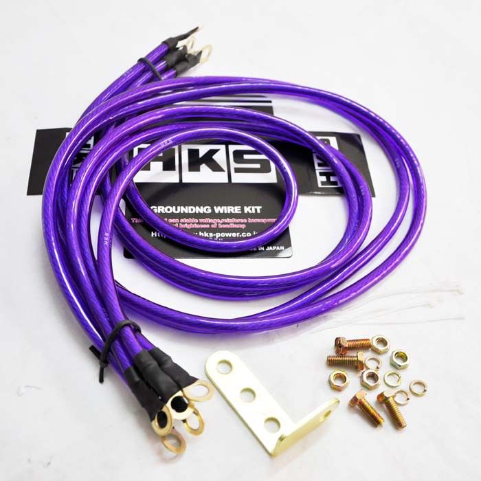 HKS Car Universal 5 Points Earth System Grounding Ground Wire Cable ...