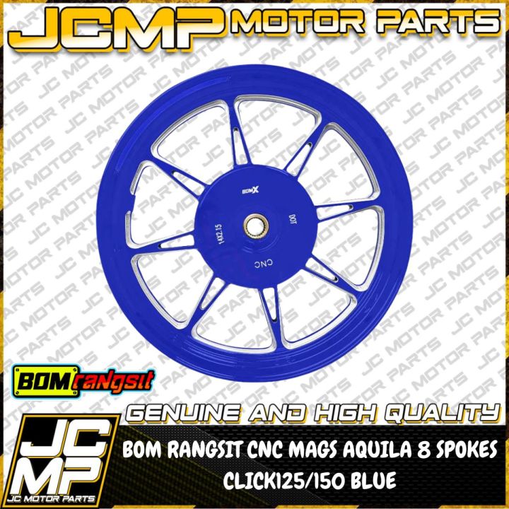 BOM RANGSIT CNC MAGS AQUILA 8 SPOKES CLICK125/150 | Lazada PH