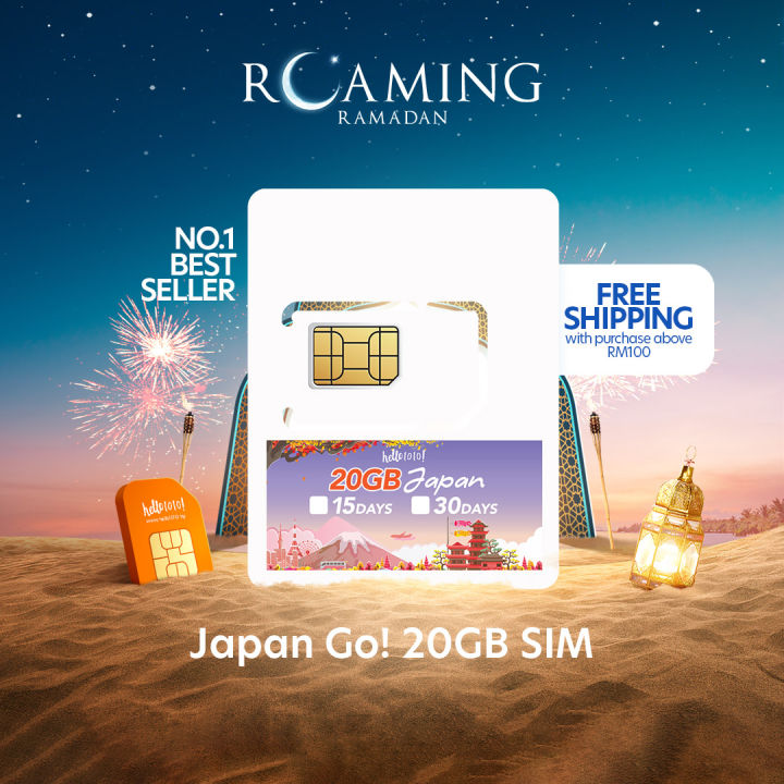 Japan Go! 30 days 20GB Travel Prepaid SIM Card | Lazada