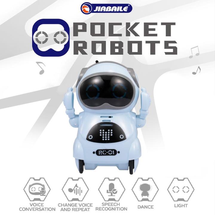 【HOT】939A Pocket Robot Talking Interactive Dialogue Voice Recognition ...