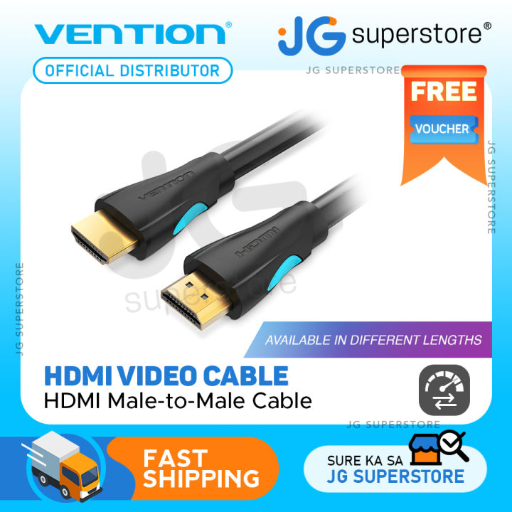 Vention 4K UHD HDMI Male to Male Cable with 16Gbps High Speed Ethernet ...
