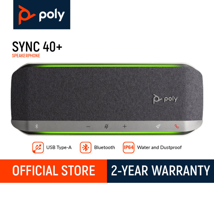 Poly Sync 40+, Standard, Smart Conference Speakerphone With BT600 USB-A ...