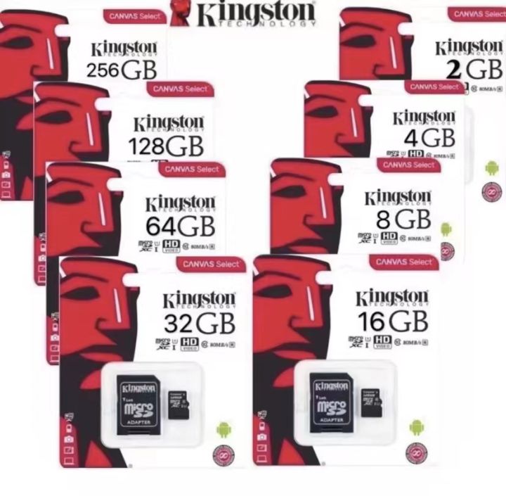Kingston เมมโมรี่การ์ด Micro sd card 2GB-128GBกล้อง/กล้องติดรถยนต์ ...