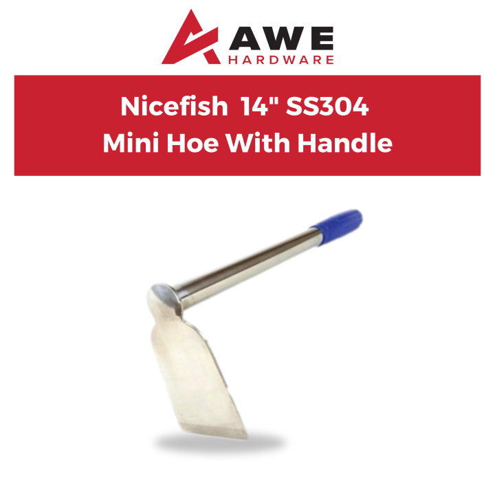 AWE Mini Hoe 2-Way Fork With Handle Nicefish Garden Fork Hoe Tool Mini ...